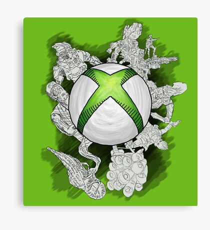 Xbox One: Canvas Prints | Redbubble