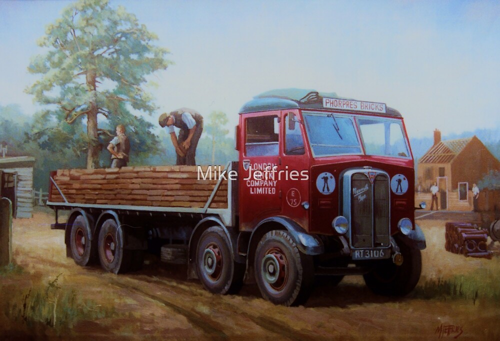 "AEC Mammoth Major London Brick." by Mike Jeffries | Redbubble