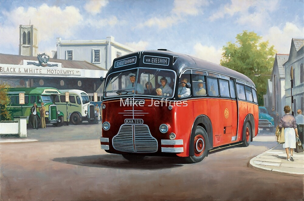 "Midland Red C1 coach." by Mike Jeffries | Redbubble