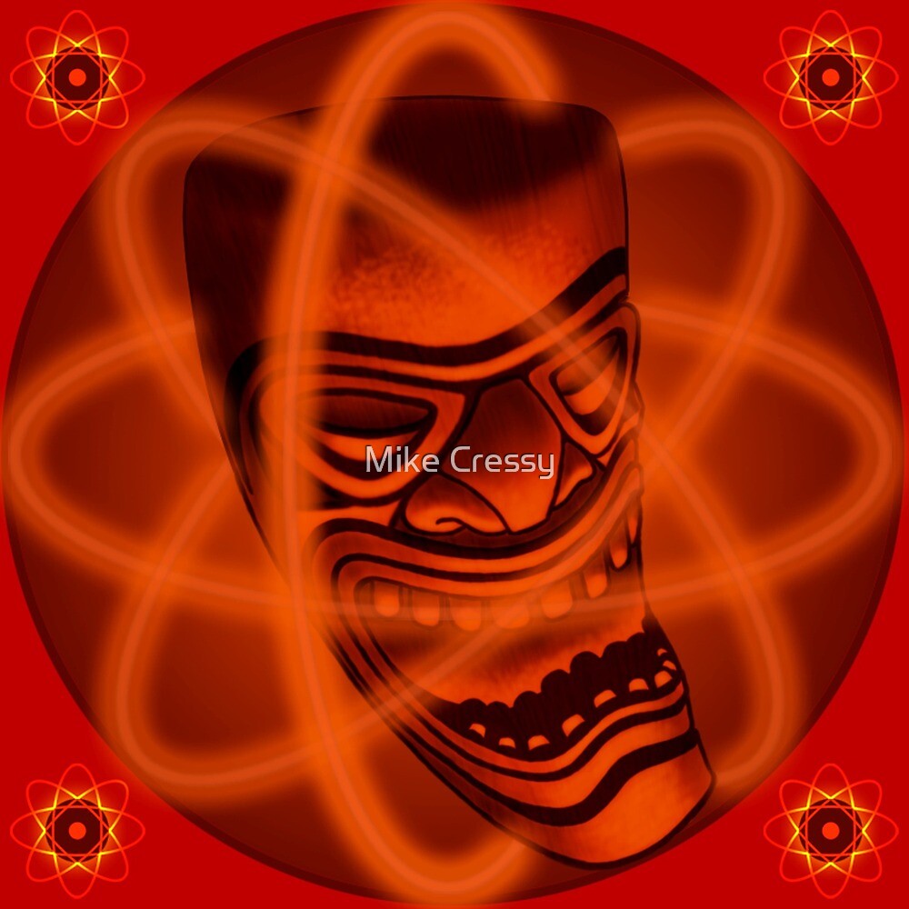 "Atomic Tiki" by Mike Cressy | Redbubble