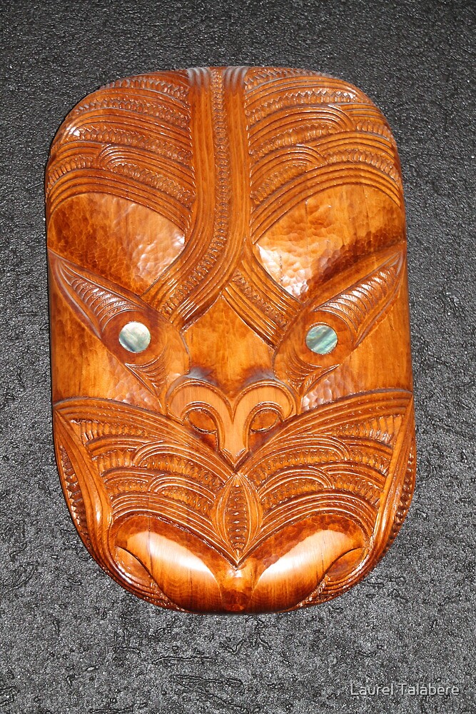 "Maori Mask" by Laurel Talabere | Redbubble