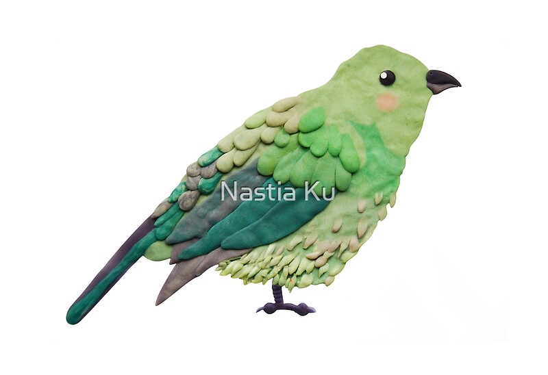 "Plasticine bird" by Nastia Ku | Redbubble