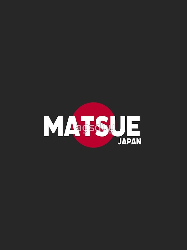 "Matsue - Japan including Red Circle Background" by agsduy | Redbubble