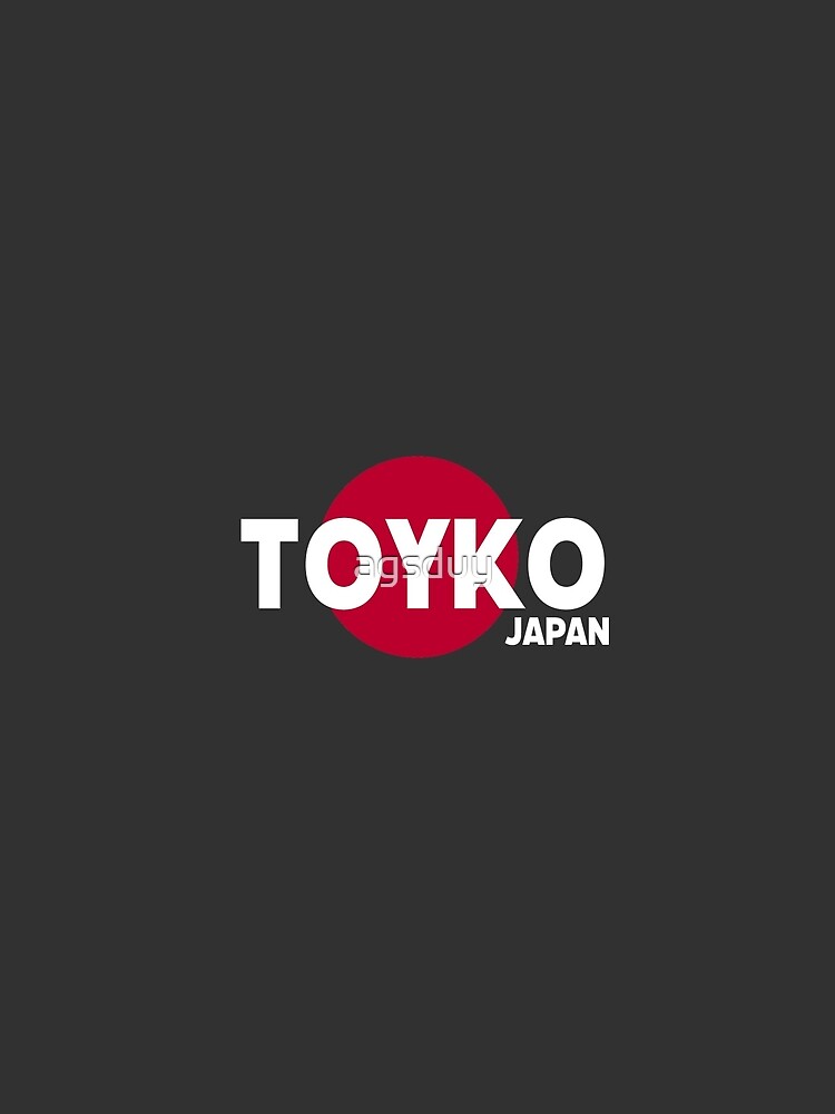 "Toyko - Japan including Red Circle Background" by agsduy | Redbubble
