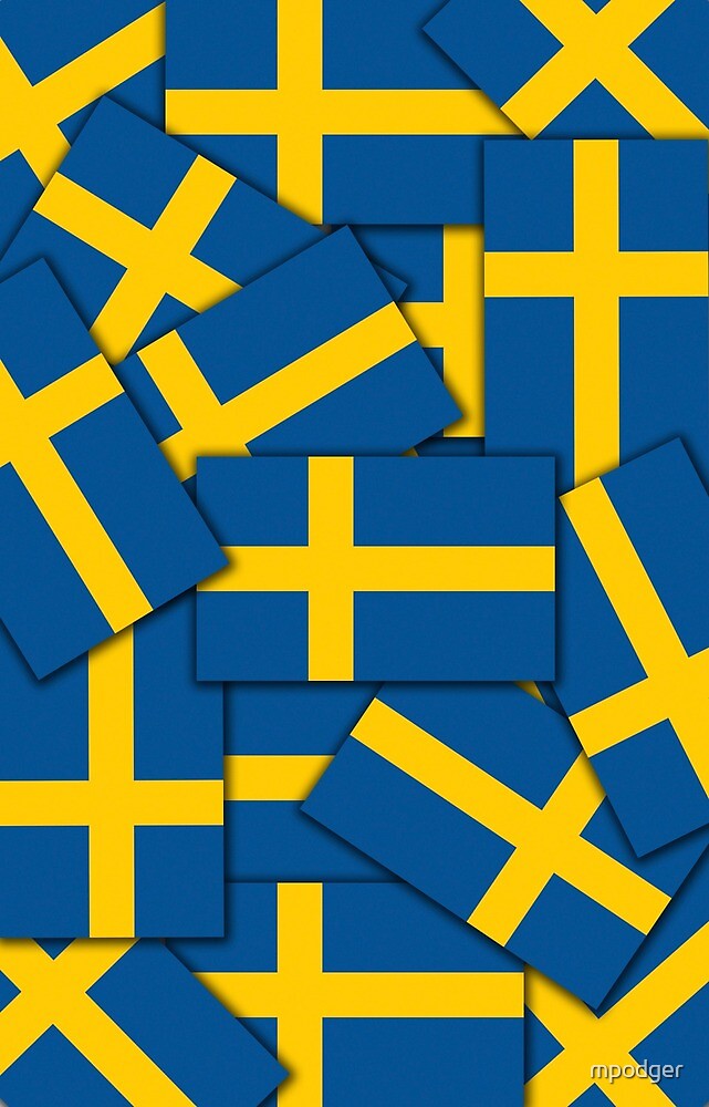 "Swedish Flag Phone Case (3)" by mpodger | Redbubble