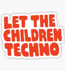 Techno: Sticker | Redbubble