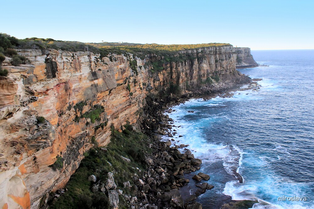 "North Head Manly - Vertical Cliff" by miroslava | Redbubble