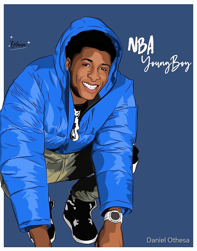 "Never Broke Again YoungBoy" by DANIEL COLE | Redbubble
