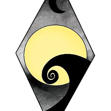 "Geometric Nightmare Before Christmas Logo" Sticker for Sale by ...