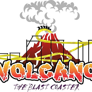"Volcano: the Blast Coaster" Essential T-Shirt for Sale by DUSTIN Y ...