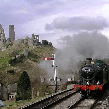 "GWR Tank Engine 6695" Greeting Card for Sale by Mike Streeter | Redbubble