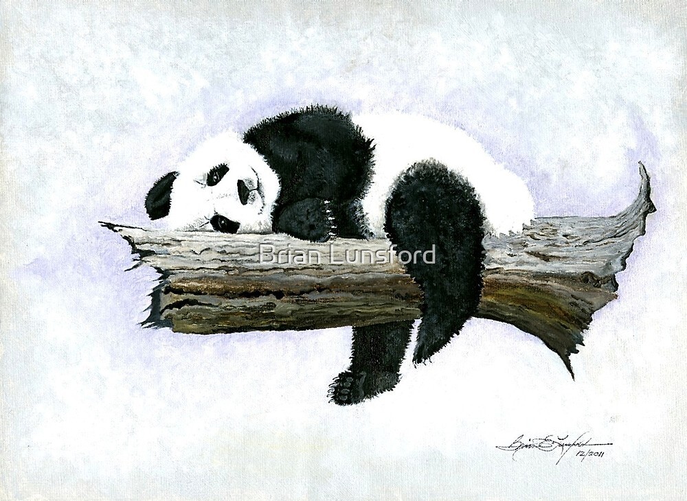 "Deadly Panda Chillin'" by Brian Lunsford | Redbubble