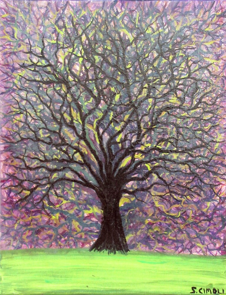 "trippy tree" by Shelly Cimoli | Redbubble