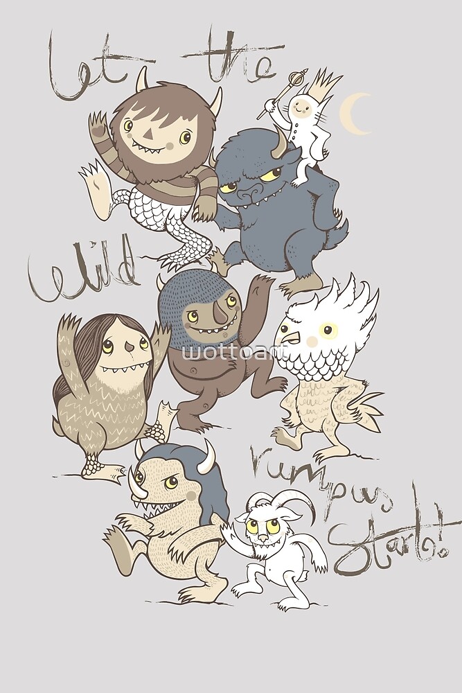 "The Wild Rumpus" by wottoart | Redbubble
