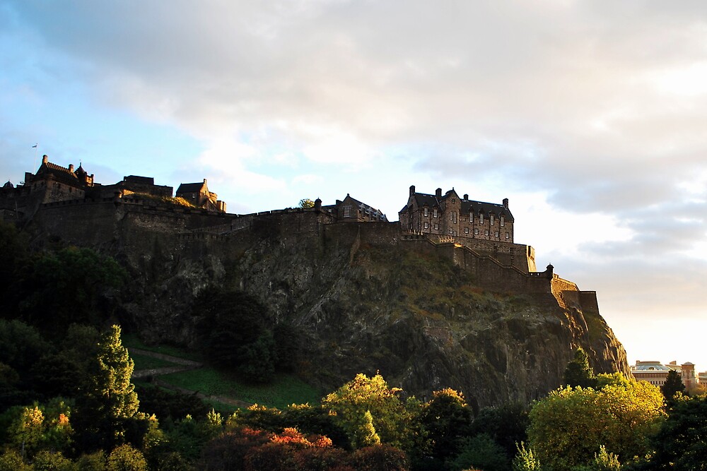 "Edinburgh castle" by Knut P. Boyum | Redbubble