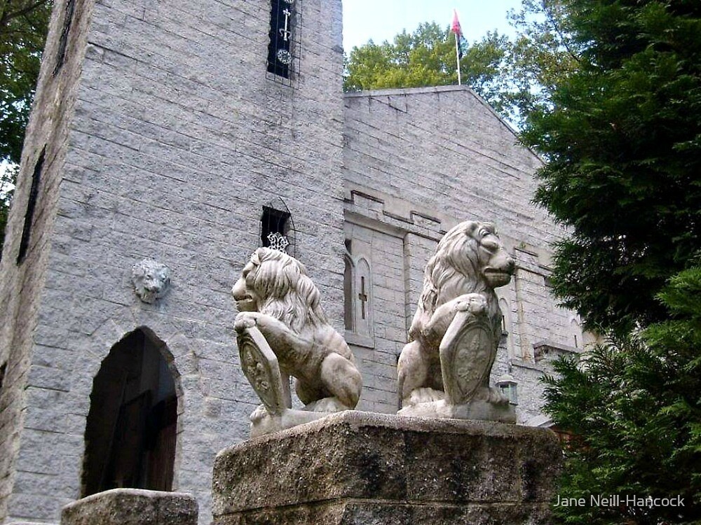 "Lions Guard the Castle - the Pax Amicus Castle Theatre" by Jane Neill ...