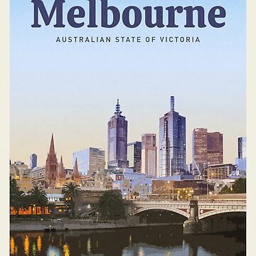 "Visit Melbourne" Postcard for Sale by Mercury Club | Redbubble