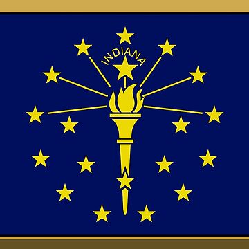 "Indiana State Flag Stickers, Gifts and Products" iPhone Case for Sale ...