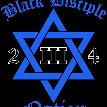 "Black Disciple Nation" Sticker for Sale by DIRTYDUNNZ | Redbubble