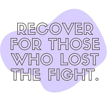 "recovery" Sticker for Sale by karayoung | Redbubble