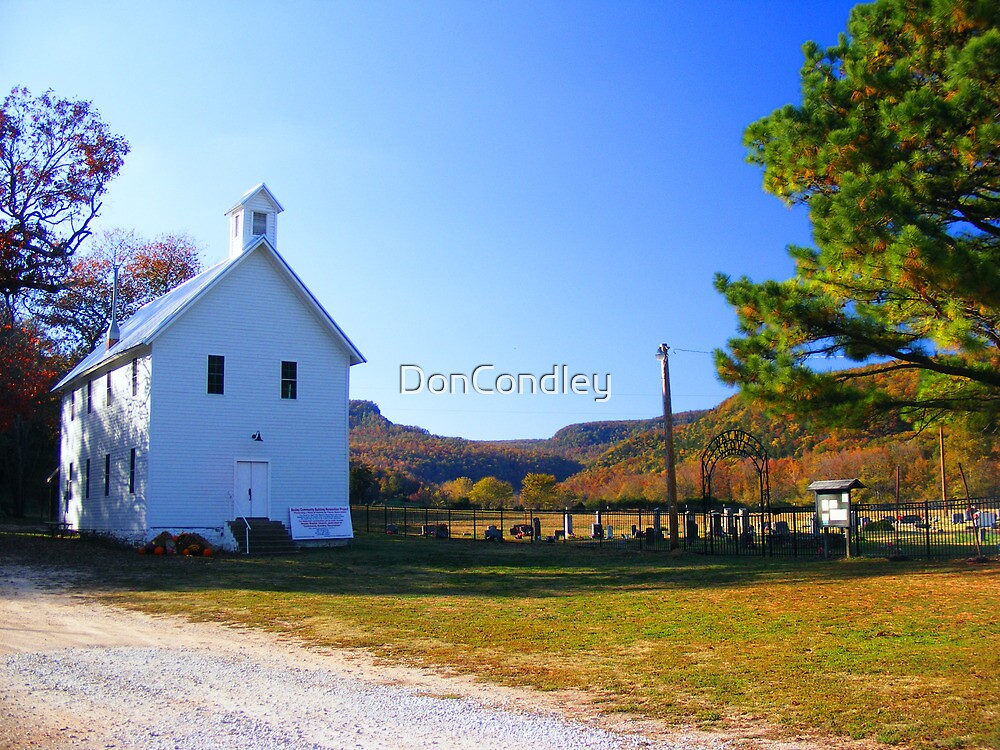 "Boxley Baptist Church at Boxley Valley near Ponca, Arkansas" by ...