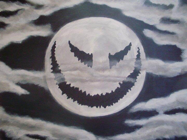 "''Evil Moon''" by Boople | Redbubble