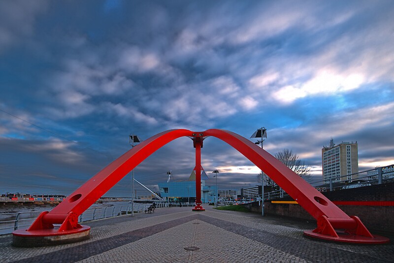 "The Newport Wave, Newport, Gwent" by Ciaran Sidwell | Redbubble