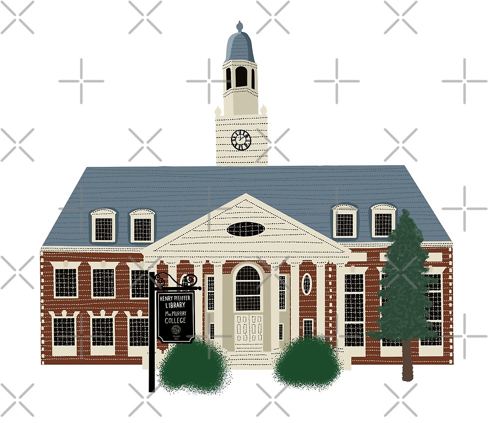 "Henry Pfeiffer Library MacMurray College " by jenbucheli | Redbubble