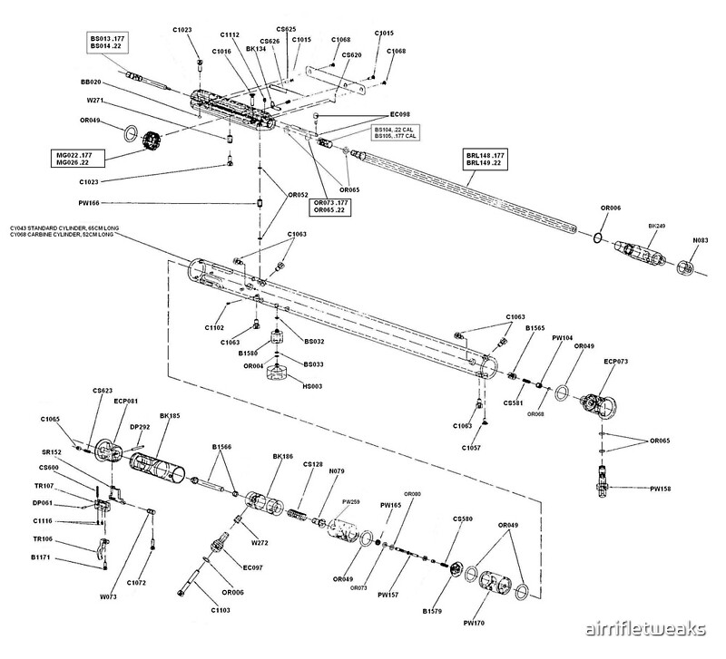 "FX2000 air rifle schematic" by airrifletweaks | Redbubble