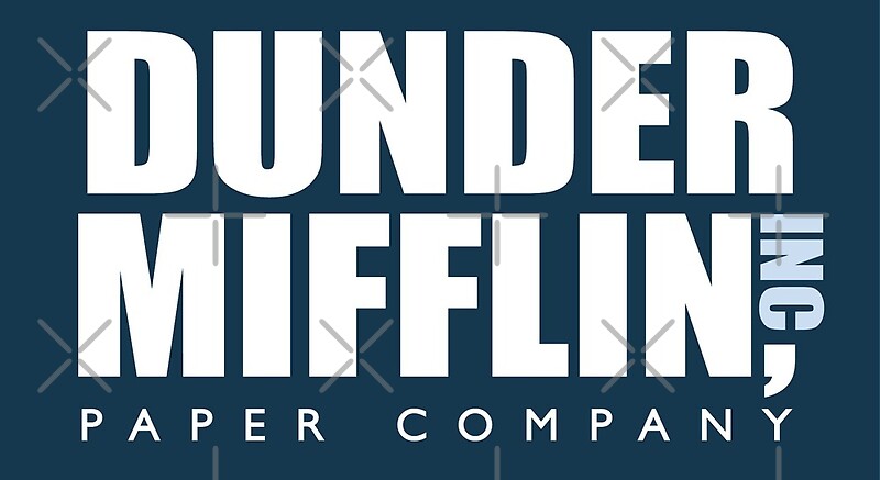 "The Office Dunder Mifflin Paper Company " by decentart | Redbubble