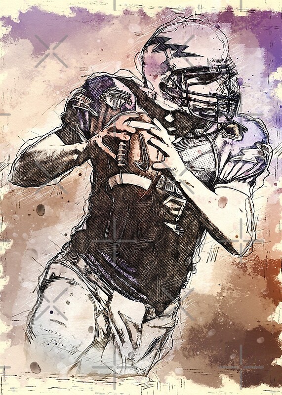 "Creative NFL American Football Sport Player" by norman088 | Redbubble
