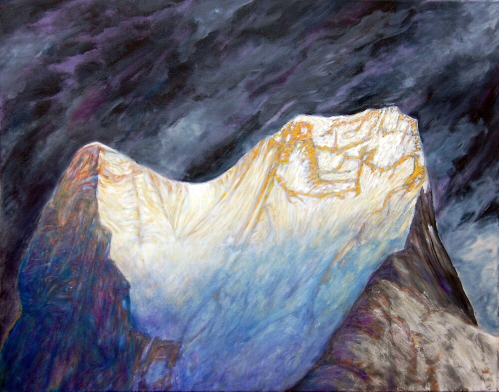 "Machhapuchhare the fish-tail mountain Nepal" by Murray Lancaster ...