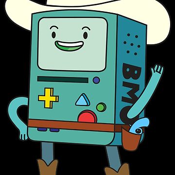 "BMO Cowboy" Art Board Print for Sale by plushism | Redbubble
