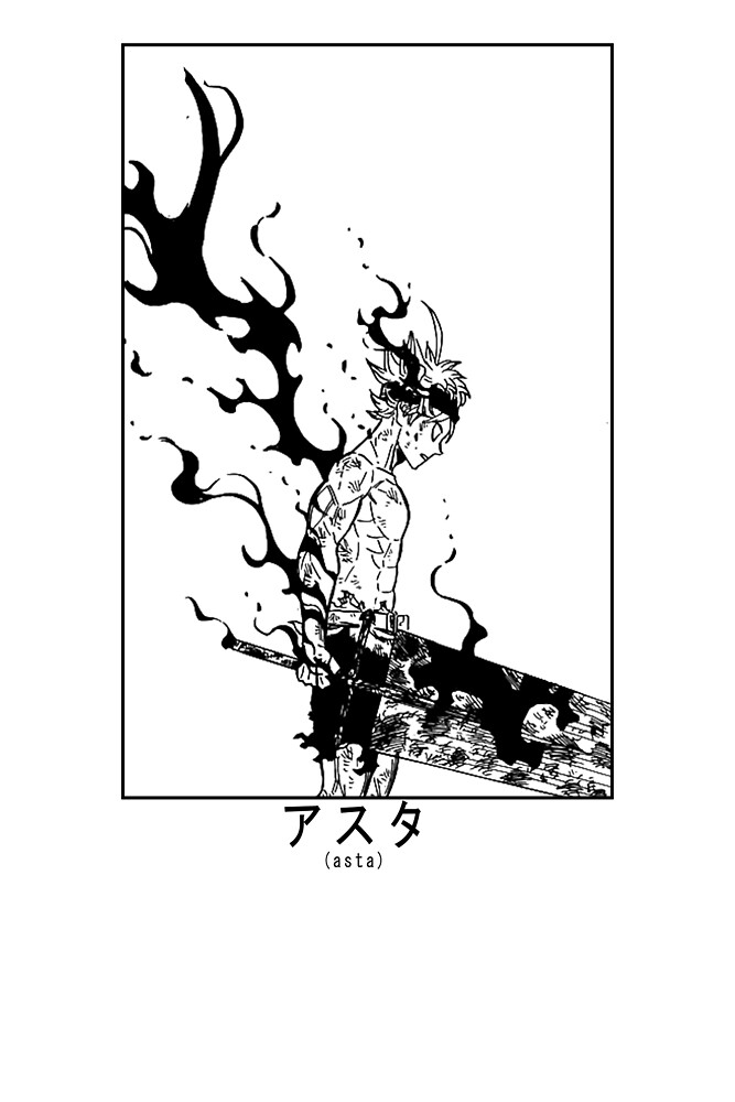 "Asta Demon Form Black Clover " by Anime-Styles | Redbubble