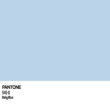 "PANTONE - Baby Blue" Poster by HouseofBalloon | Redbubble