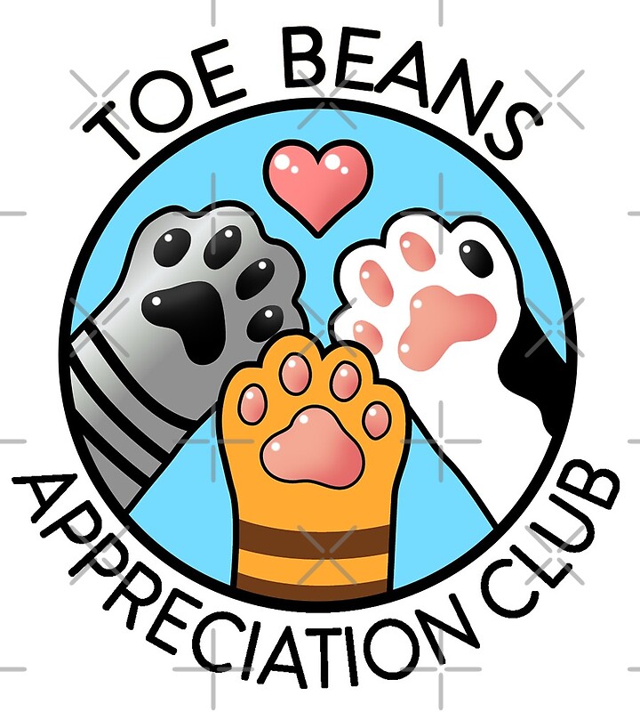 "Toe Beans Appreciation Club" by StudioMarimo | Redbubble