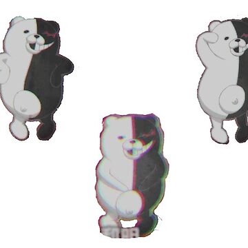 "Monokuma Dance Danganronpa" Sticker for Sale by kappinpp | Redbubble
