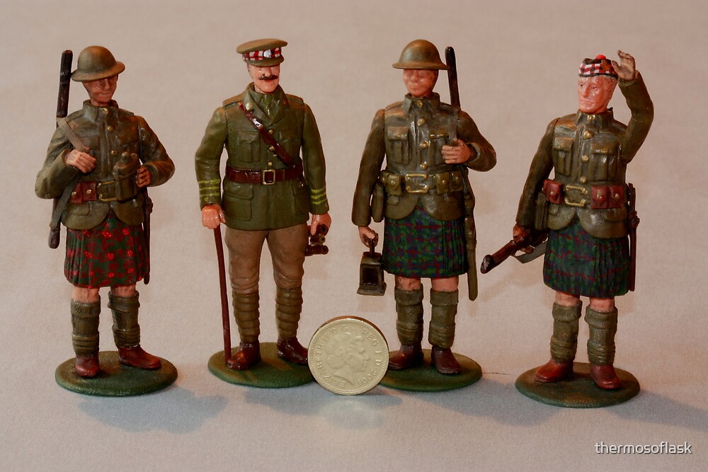 "Handmade WW1 model soldiers" by thermosoflask | Redbubble
