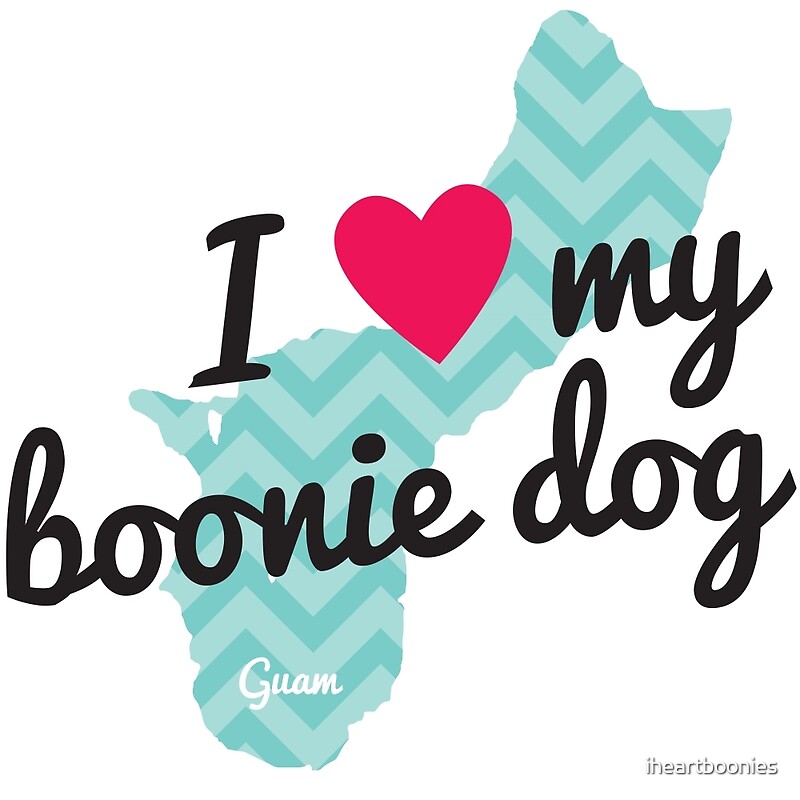 "I Love My Boonie Dog (Blue)" by iheartboonies | Redbubble