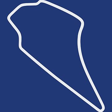 "Knockhill Racing Circuit [outline]" Postcard for Sale by sednoid ...