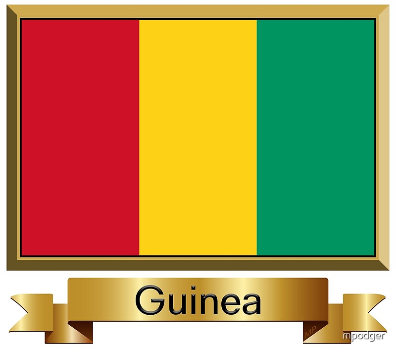 "Guinea Flag Gifts, Stickers and Products - Named" by mpodger | Redbubble