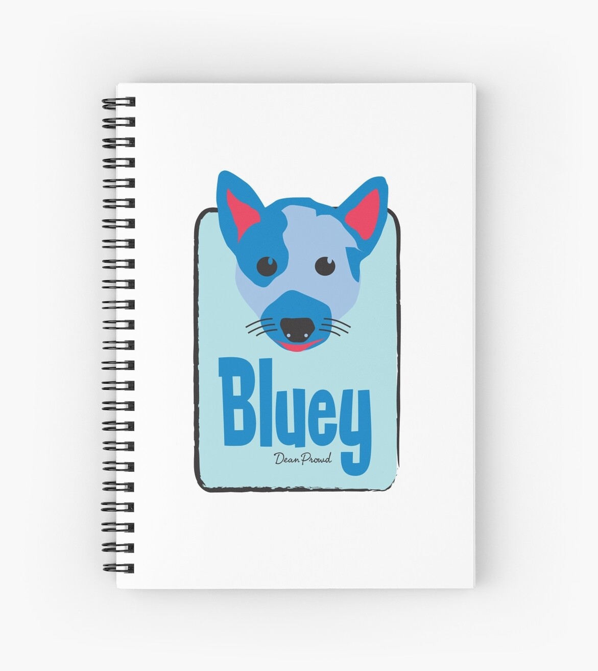 "Bluey" Spiral Notebooks by dprowd | Redbubble