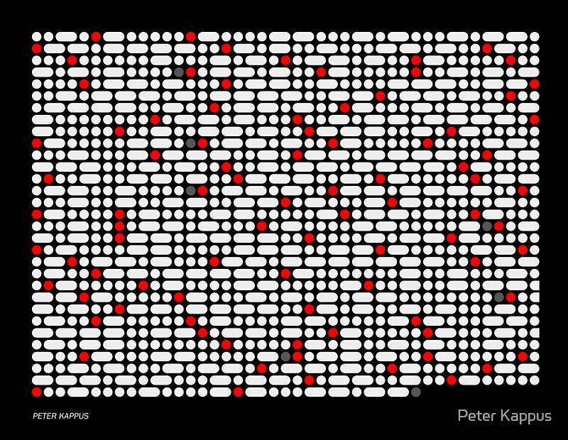 "Morse Code Genesis" by Peter Kappus | Redbubble