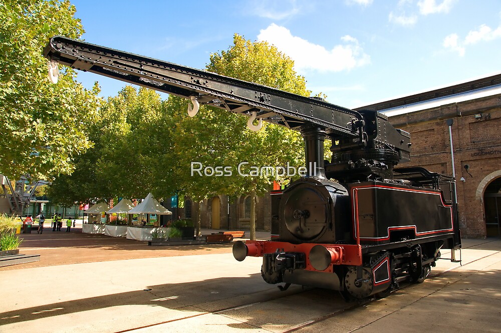 "Crane Tank Locomotive" by Ross Campbell | Redbubble