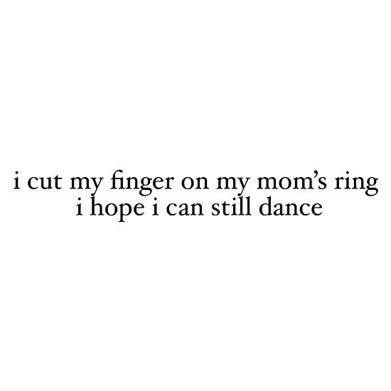 I Cut My Finger On My Moms Ring Vivi Poster By Sydnirotenberg Redbubble