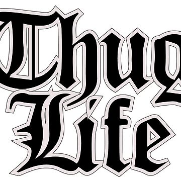 "Thug life logo" Tote Bag for Sale by Paulsta107 | Redbubble