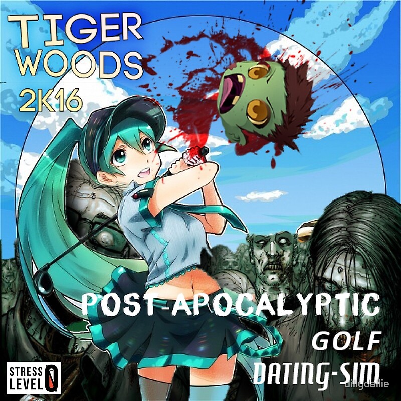 "TigerWoods 2K16 Post-Apocalyptic Golf Dating Sim" by dillydallie ...
