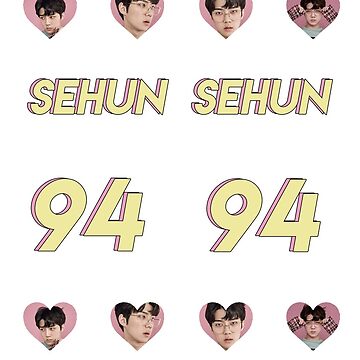 "sehun sticker pack" Sticker for Sale by sesoo | Redbubble