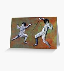 Fencing Greeting Cards | Redbubble
