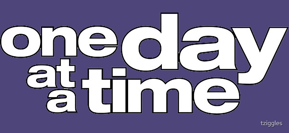 "One Day at a Time - basic logo - netflix" by tziggles | Redbubble